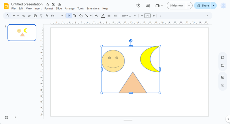 How to Group on Google Slides (Images, Text & Shapes)