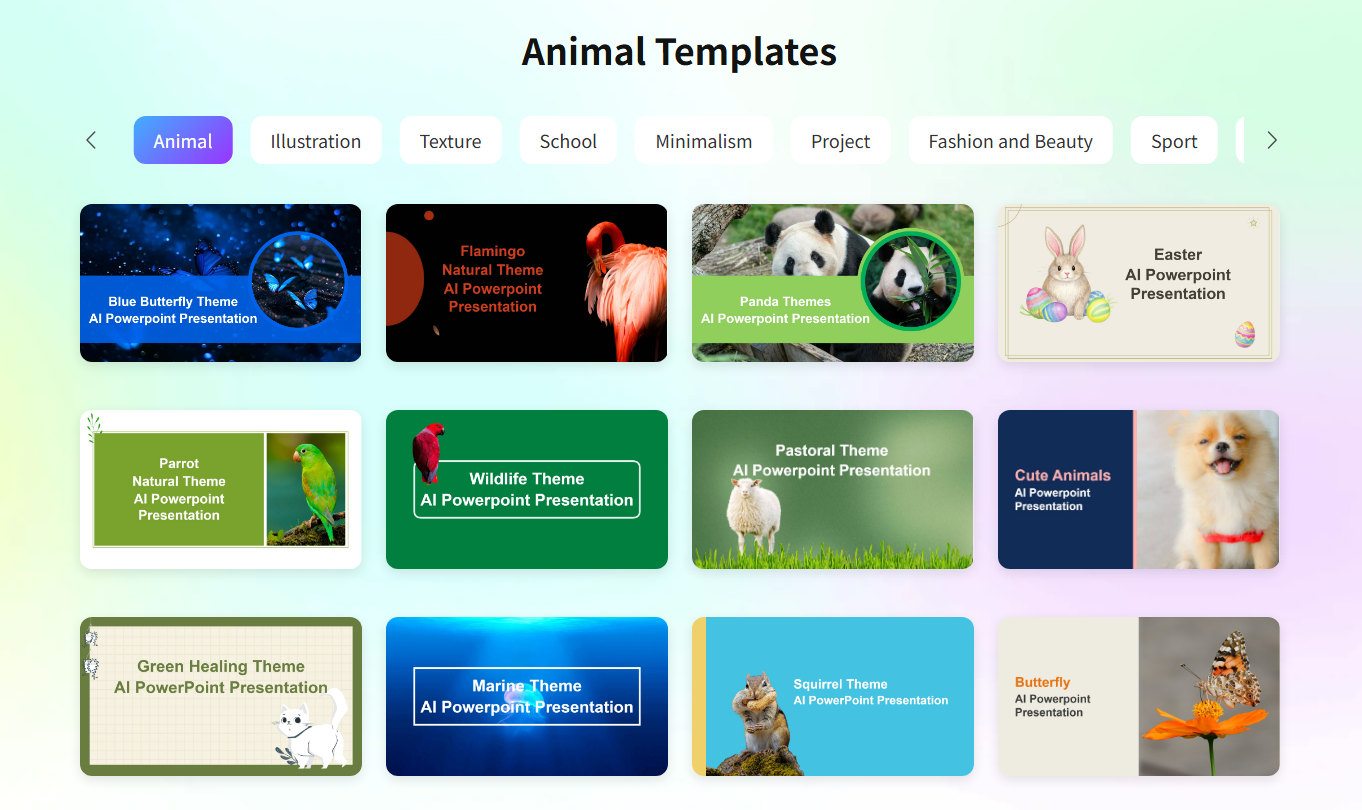 Animal PowerPoint Templates for Creative Presentations
