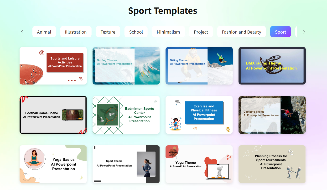 Sports PowerPoint Templates for Dynamic Presentations